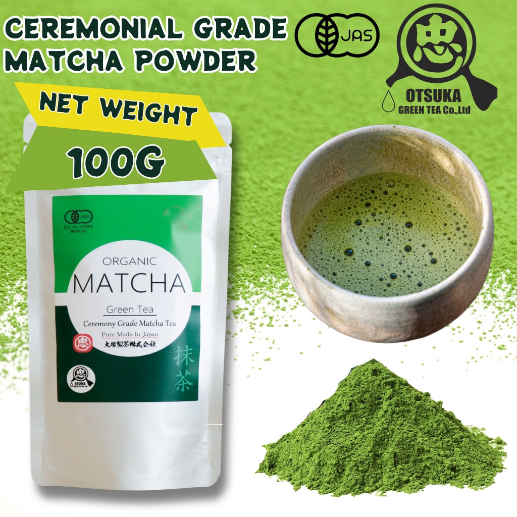 Otsuka Green Tea Co - ORGANIC CEREMONIAL GRADE Matcha Green Tea Powder ...