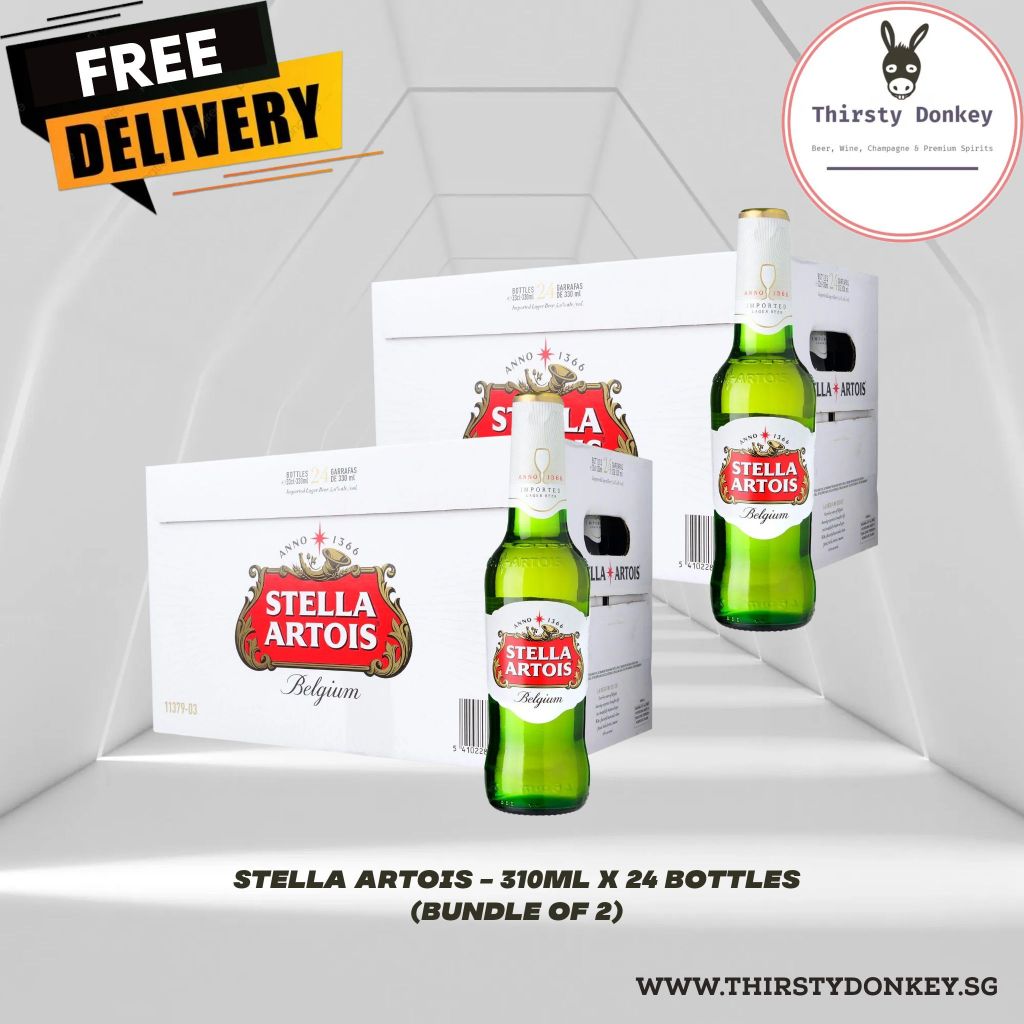 Stella Artois - 310ml x 24 bottles (Bundle of 2) (BBD: 09/2025) | Shopee Singapore