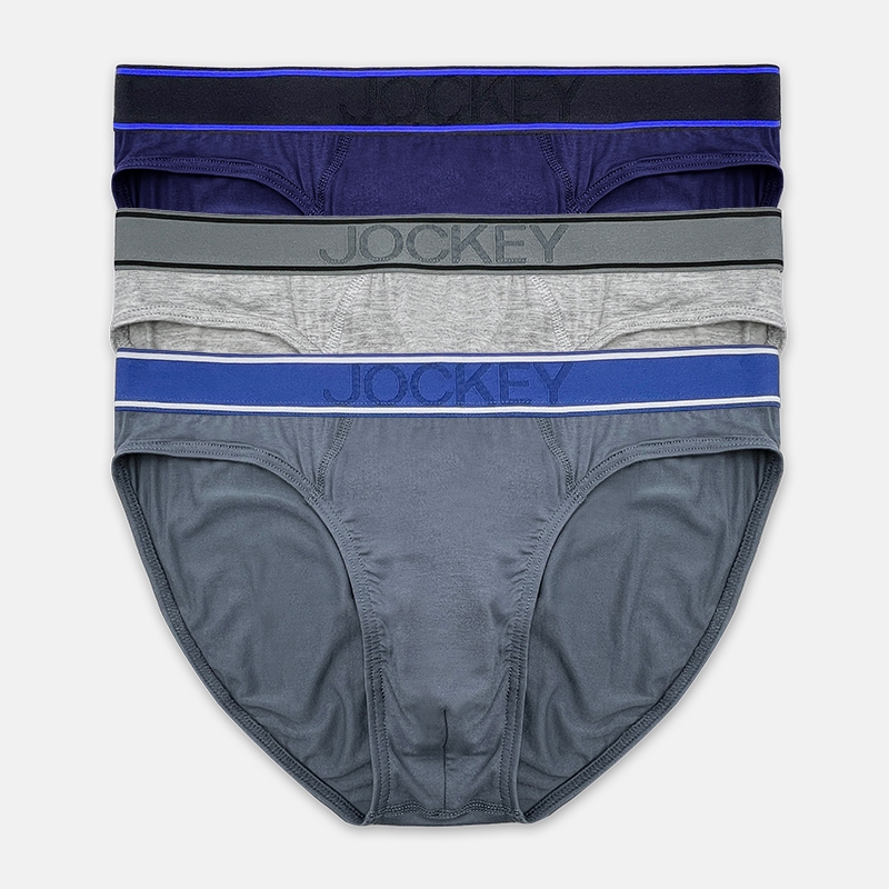 Jockey Bamboo Elastane Signature Mini Briefs 3-Pack | JMB358857 ...