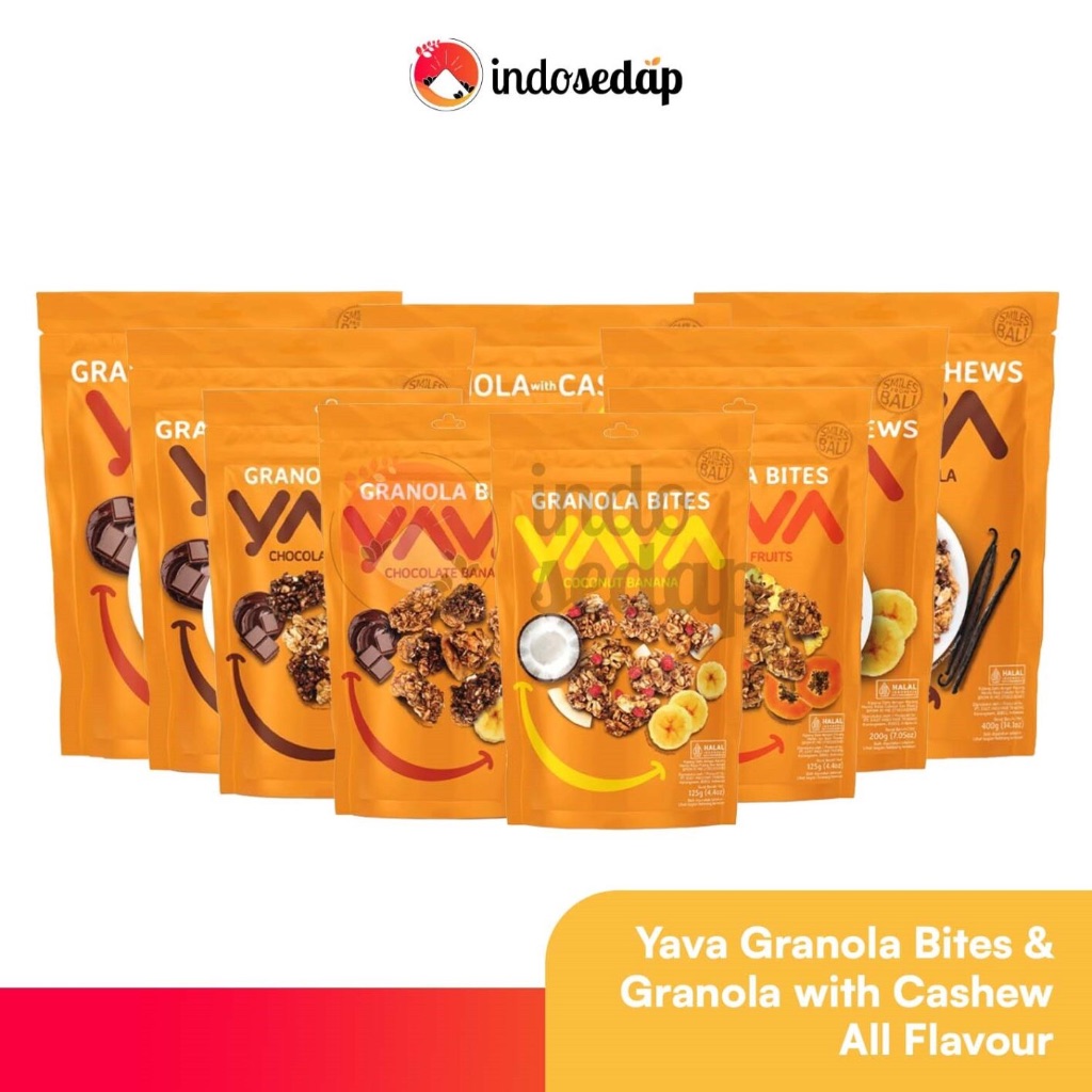 IndoSedap Yava East Bali Granola & Cashew Bites | Authentic Original ...