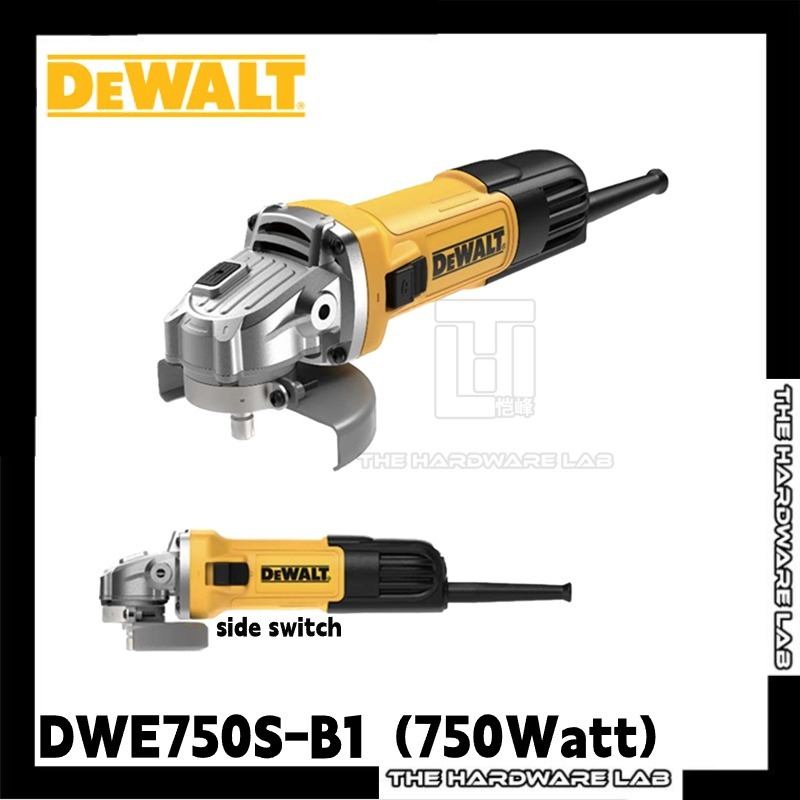 {The Hardware Lab}Dewalt DWE750S-B1 Angle Grinder With Side Switch ...