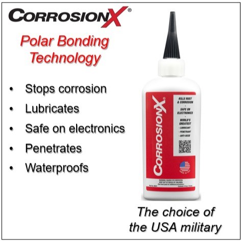 CorrosionX 4 fl. oz - Multi-Purpose Lubricant. Corrosion Inhibitor ...