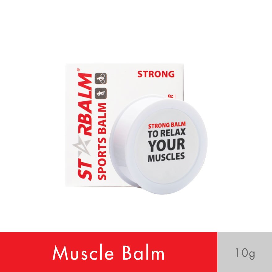 STARBALM Sports Balm (Strong) 10g (Increase Blood Circulation + Reduce ...