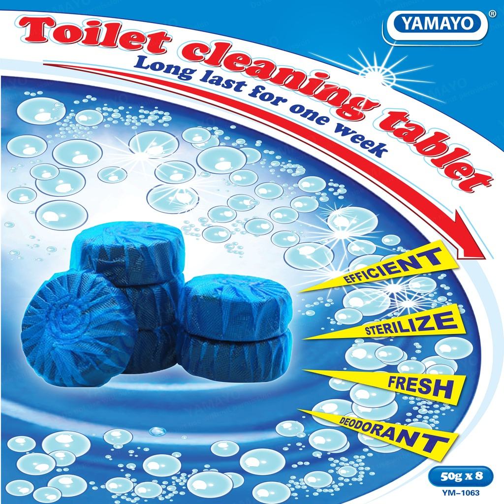 Blue Bubble Toilet Bowl Cleaner Tablets || || Long-lasting Automatic ...