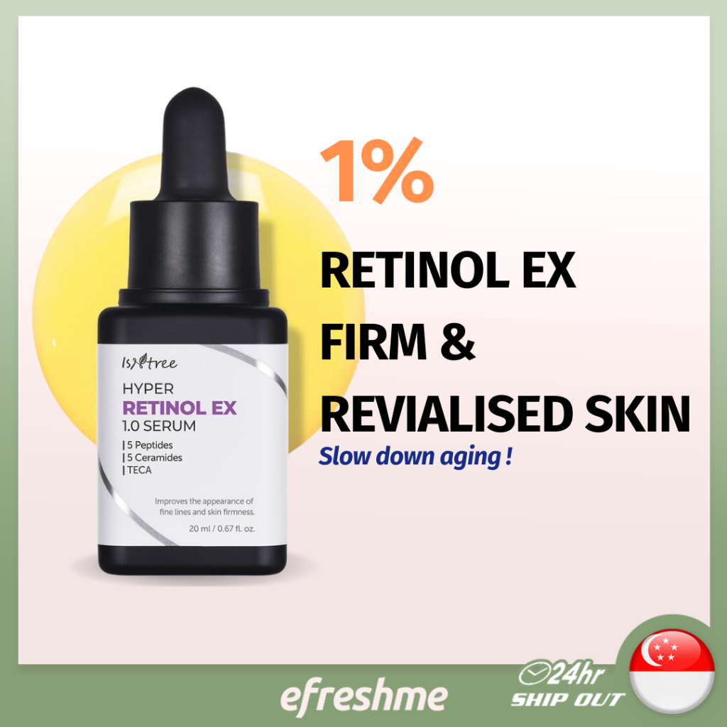 ISNTREE Hyper Retinol Ex 1.0 Serum 20ml (CLEARANCE) | Shopee Singapore