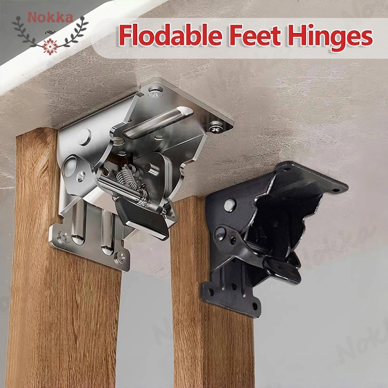 【SG】90° Foldable Furniture Brackets Self-Locking Fold Feet Hinges ...