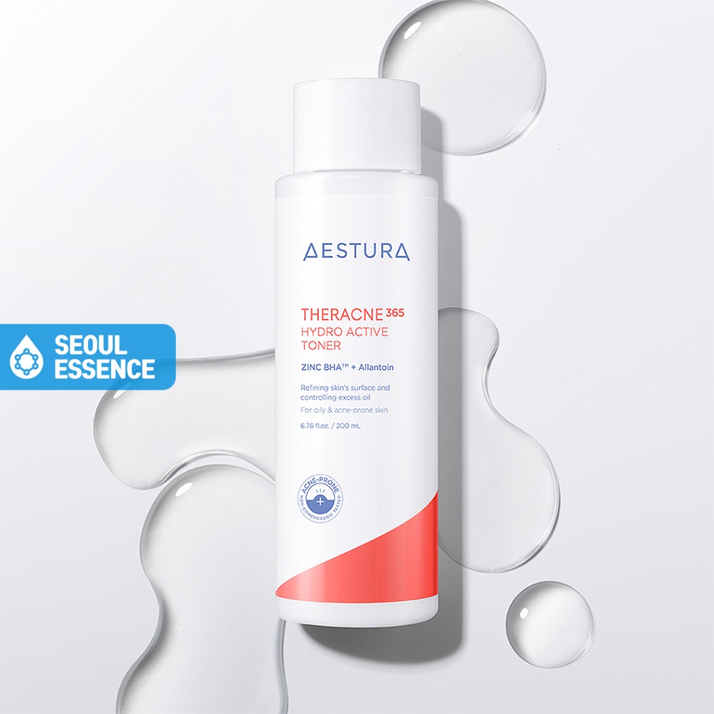 AESTURA Theracne 365 Hydro Active Toner 200ml / 100ml - ZINC BHA ...