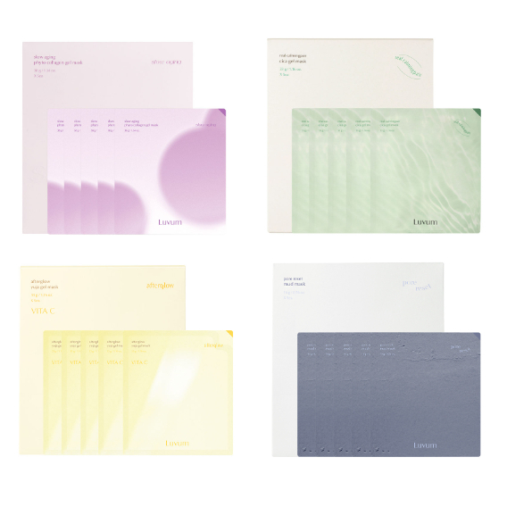 [ LUVUM ] Mask Yuja/Cica/Collagen/Mud (5 pieces/Box ) | Shopee Singapore
