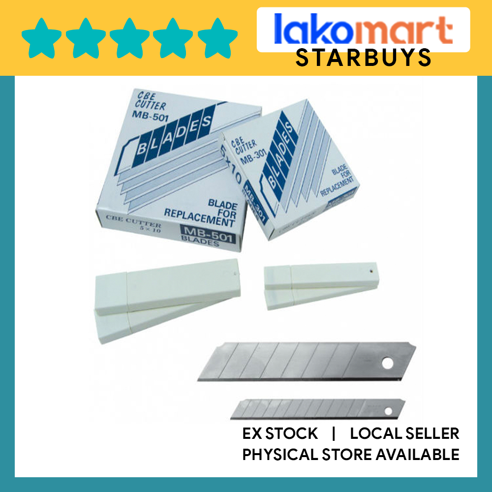 Pen Knife Cutter Spare Blade Refill 9mm/18mm | Shopee Singapore