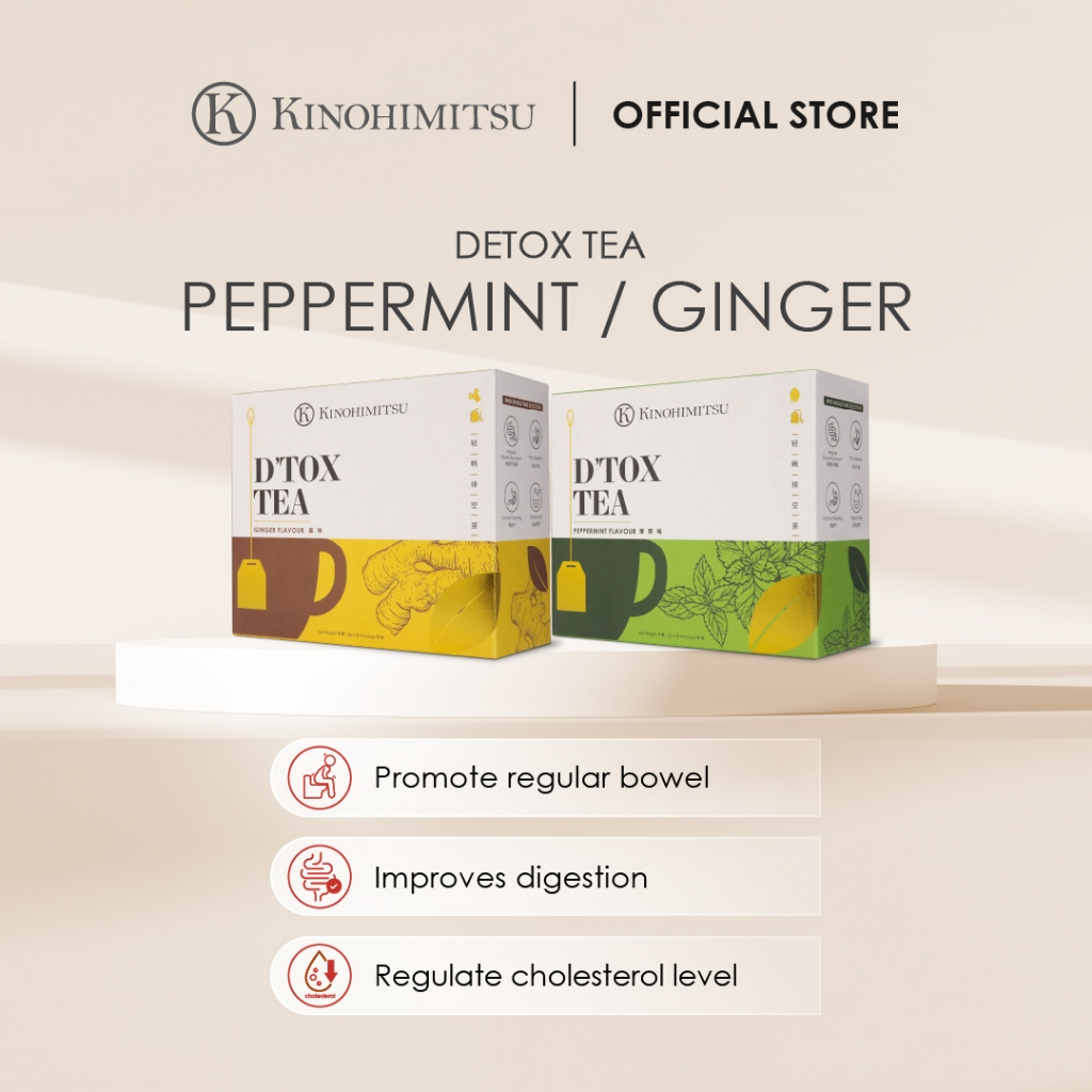 [Mix & Match] Kinohimitsu D'tox Tea with Ginger/Peppermint - Promote ...