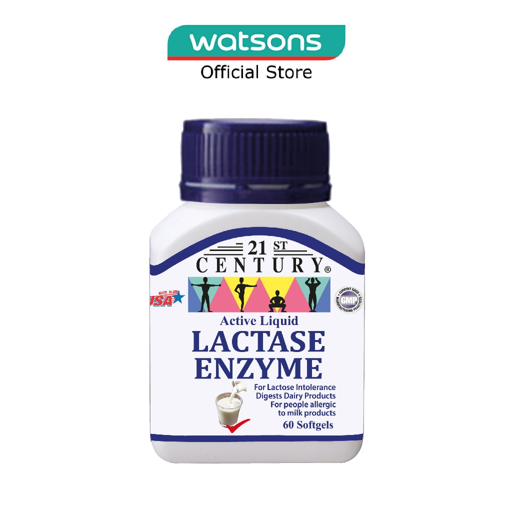 21ST CENTURY Active Liquid Lactase Enzyme 125mg (For Lactose ...