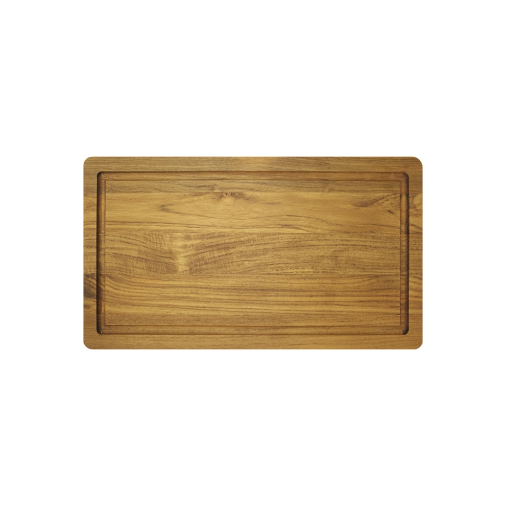 Kroya Solid Teak Medium Edge Grain Cutting Board CH1802 | Shopee Singapore