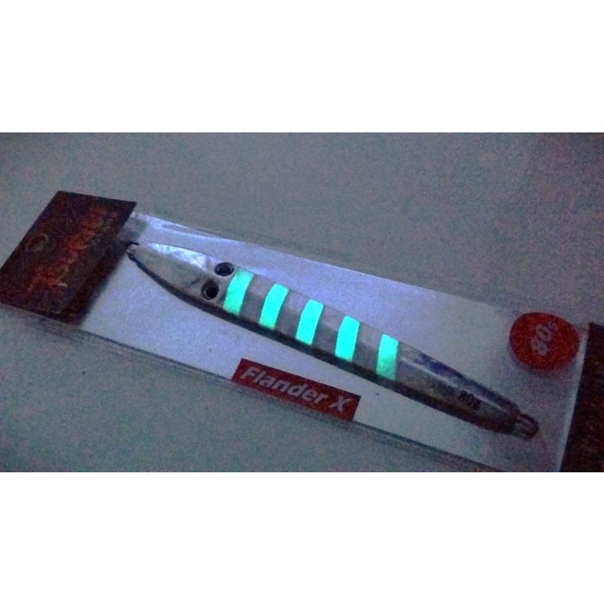 [80grams] Tsuribi Flander-X Flander X Fishing Lure Long Metal Jig (min ...
