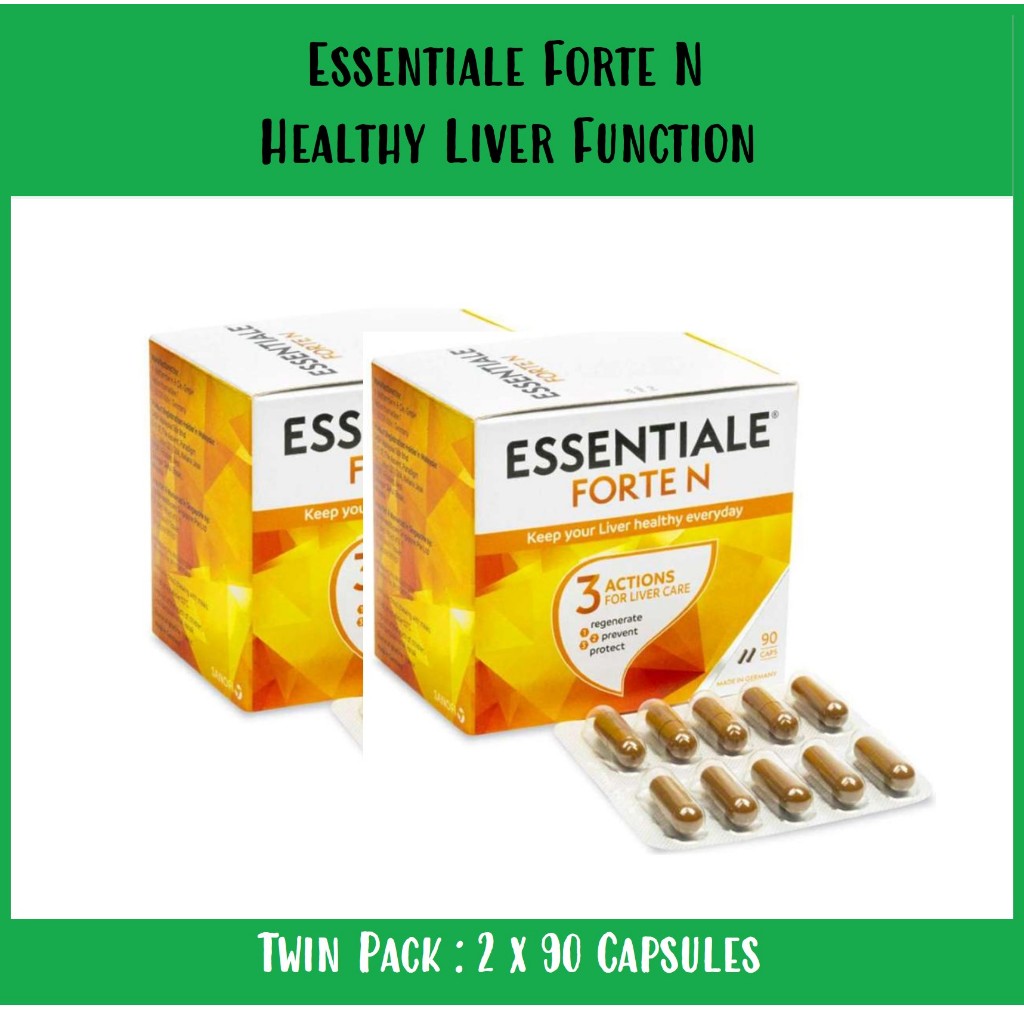 Essentiale Forte N (Twin Pack: 2 x 90 capsules) | Shopee Singapore