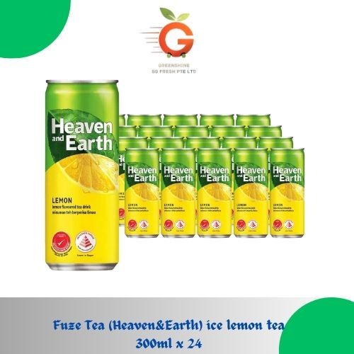 [GreenshineSG] Fuze Tea (Heaven & earth) 300ml x 24 can drinks | Shopee ...