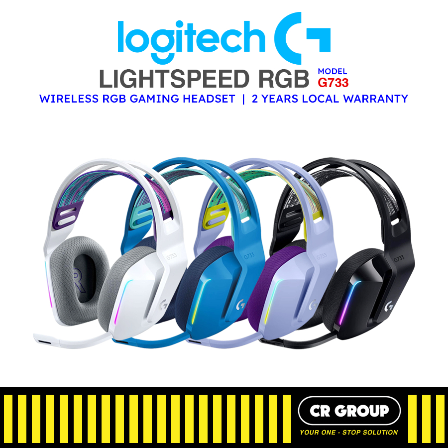 Logitech G G733 LIGHTSPEED Wireless RGB Gaming Headset - PRO-G 40mm ...