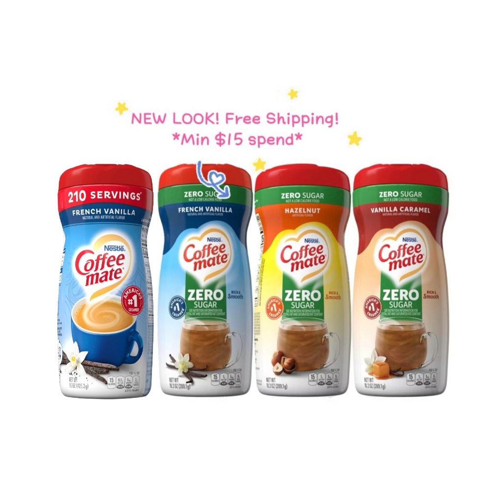 Nestle Coffee Mate Powder Coffee Creamer, Sugar Free, 289.1g/ Regular ...