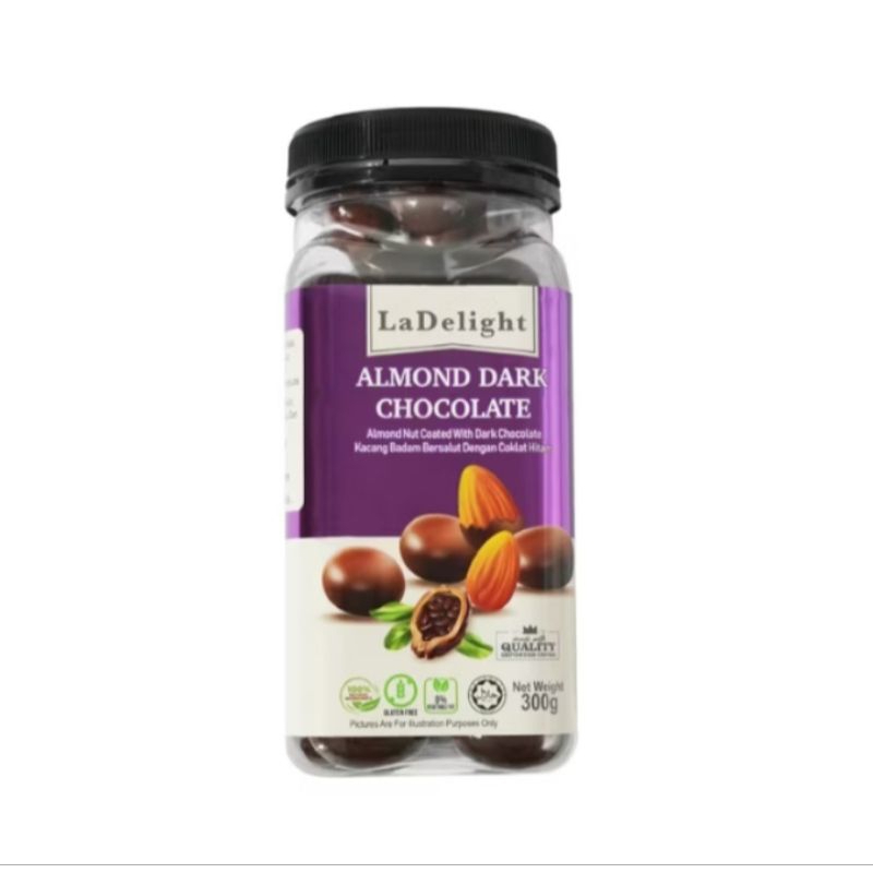 LA DELIGHT CHOCOLATE BOTTLE (ALMOND MILJ CHOCOLATE /ALMOND DARK ...