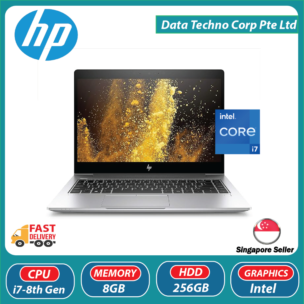 HP ELITEBOOK 840 G6 CORE I7-8665U 8TH GEN 16GB RAM 256GB SSD WIN 10, MS office (Refurbished ...