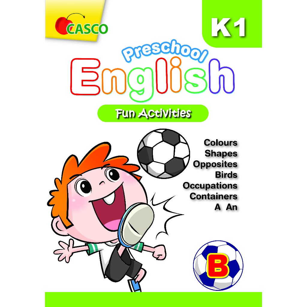 Preschool English Fun Activities K1 Book B | Shopee Singapore