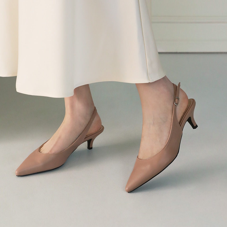 [SAPPUN] Helinne Stiletto Slingback heels (5/9cm) 8 Colors | Shopee ...
