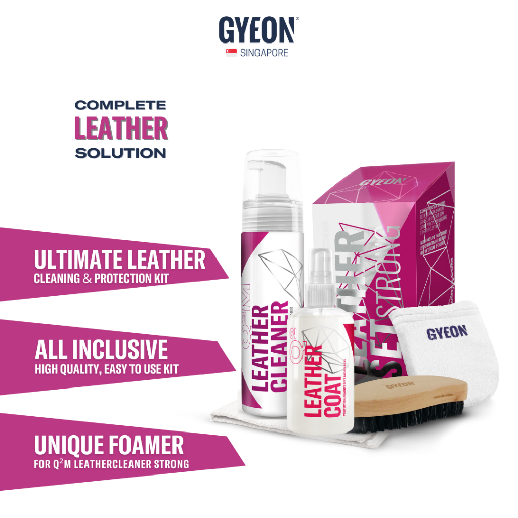 GYEON Q2M LeatherSet STRONG - Automotive Car Care Complete Interior ...