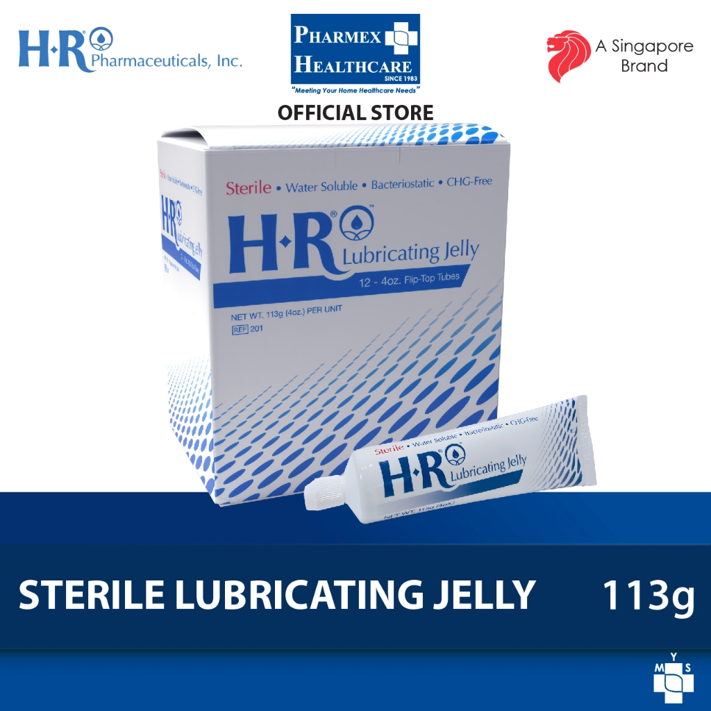 HR Sterile Lubricating Jelly With Flip-Top Tube 113G | Shopee Singapore