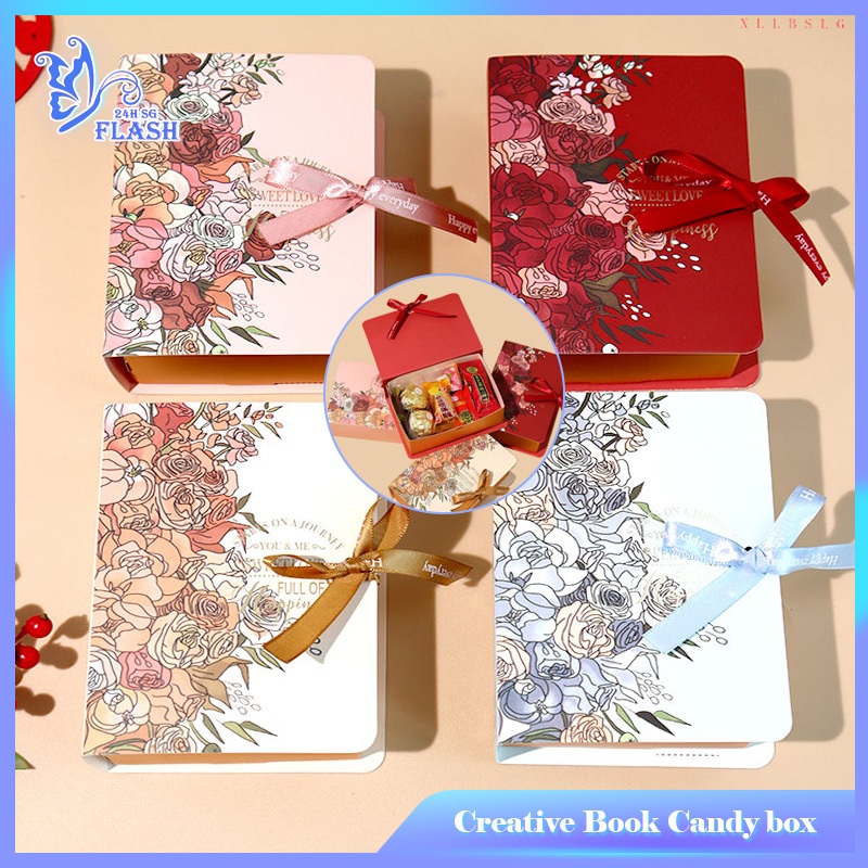 ⚡SG HOT SALE⚡Mini Creative Candy Book box Wedding Candy Box Party ...