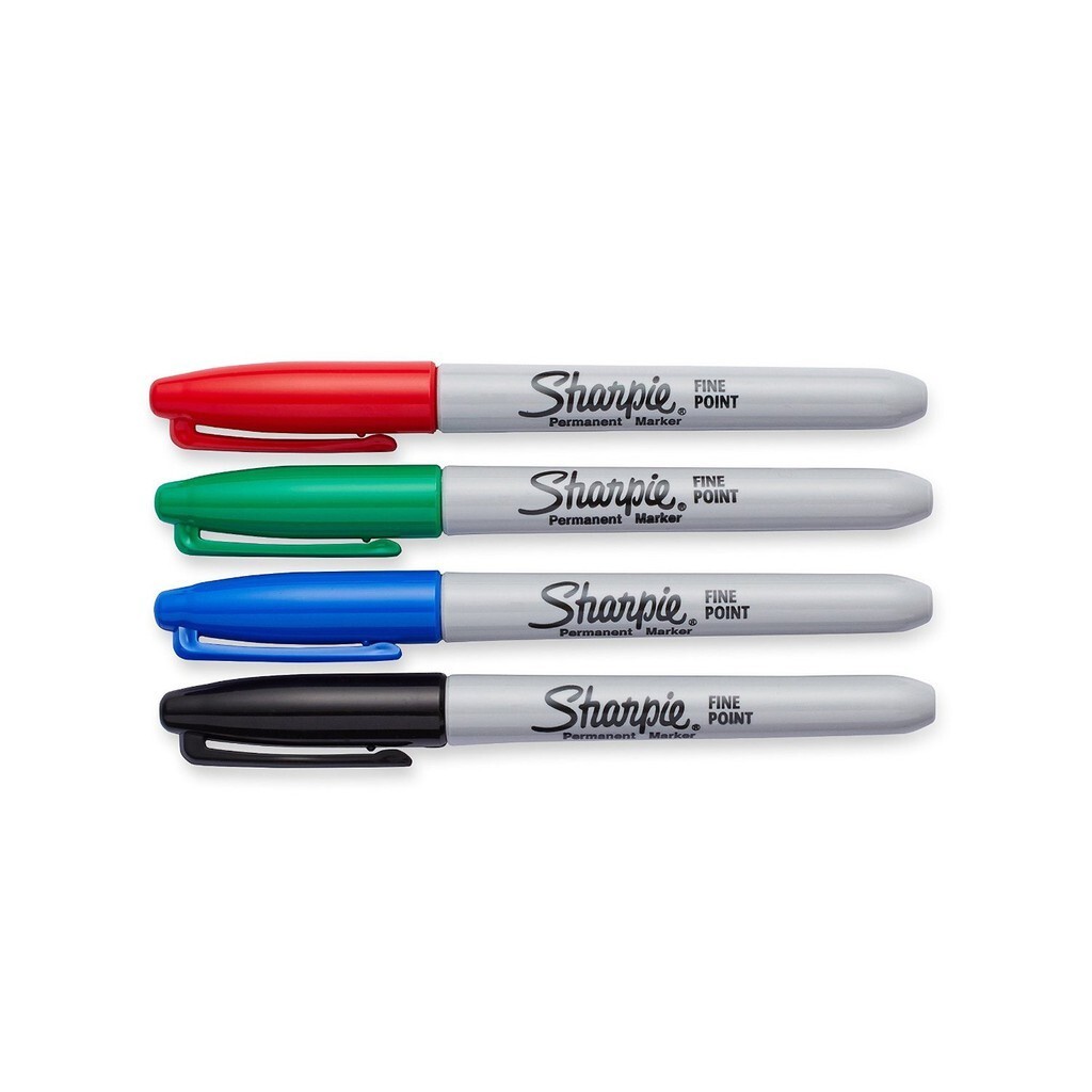 Sharpie Fine Point Permanent Markers Resists Fading and Water Pen Red ...