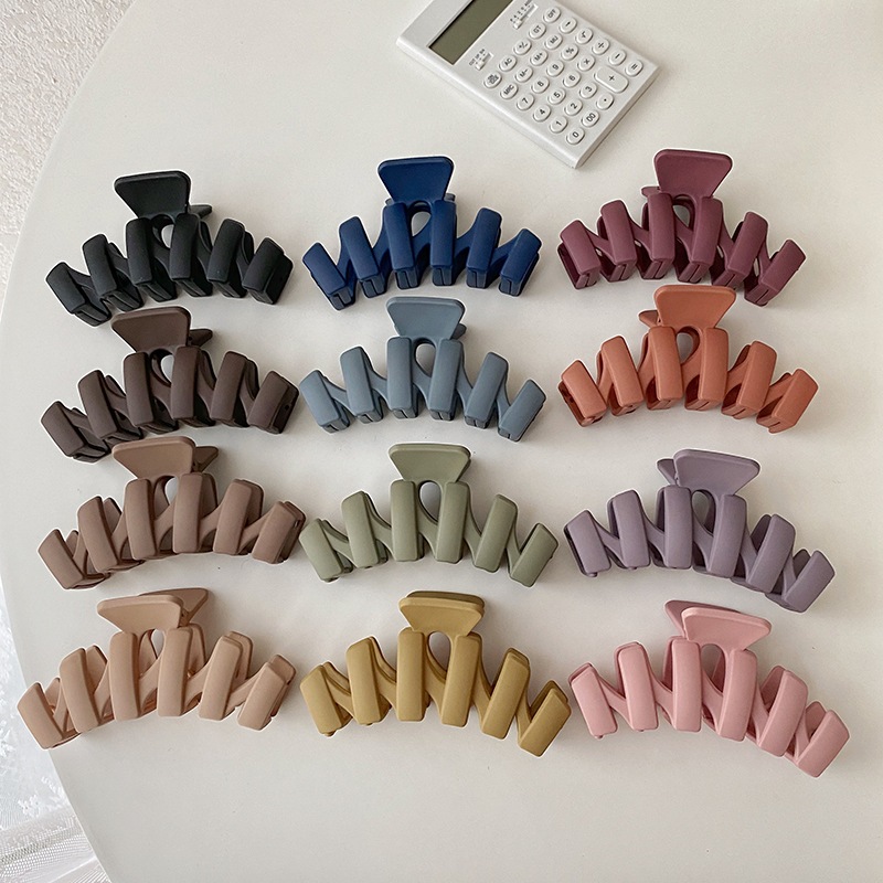 SG Stock Quality Trendy Wavy Assorted Colors Hair Claws Ponytail Non ...