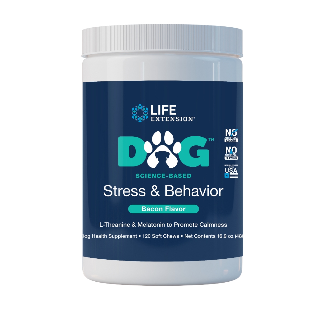Life Extension DOG Stress & Behavior Calming Health Stress Relief ...