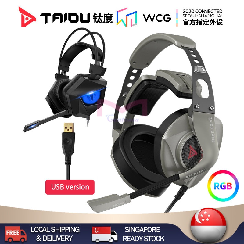 Headphone Gaming Headset 7.1 Channel Wired Headset For Computer Laptop ...