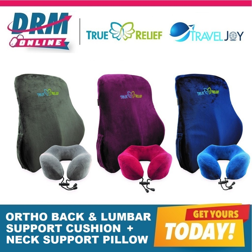 Official Distributor | True Relief / Travel Joy Combo - Memory Foam ...