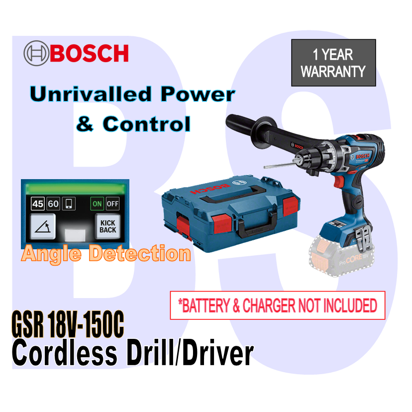 Bansoon Bosch Gsr 18v 150c Professional Cordless Drill Driver Solo