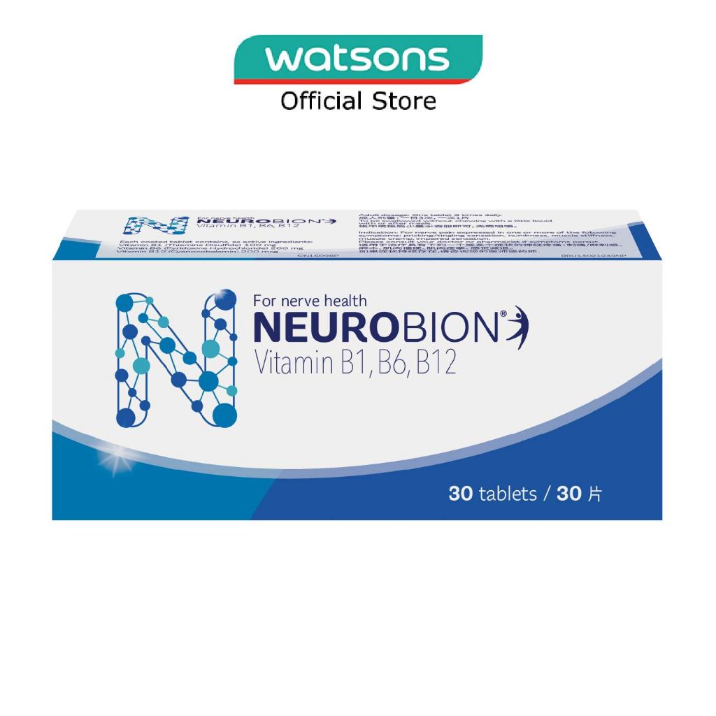 NEUROBION Tablets (For Nerve Pain) 30s (Expiry: Jun'2026) | Shopee ...