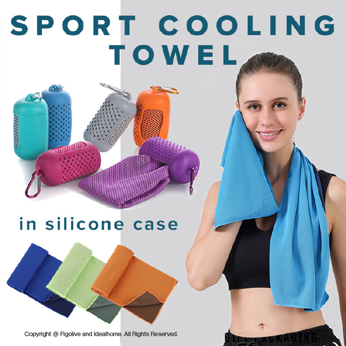 [SG In-Stock] Sport Cold Towel Microfiber Breathable Cooling Towels in ...