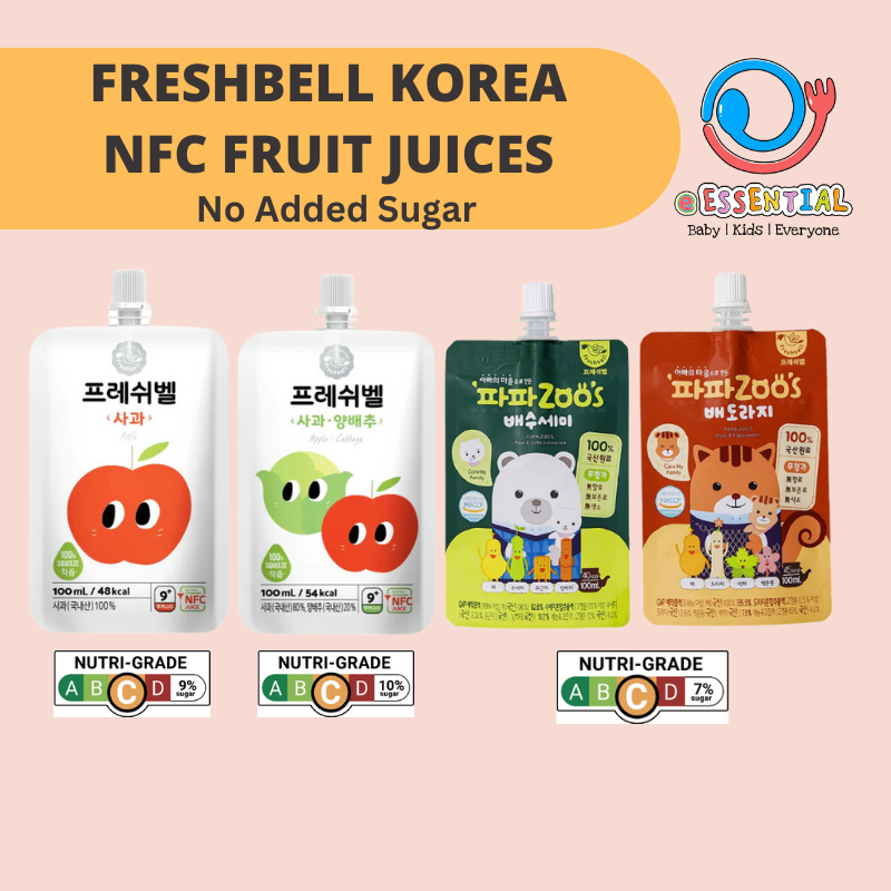 FRESHBELL KOREA NFC 100% FRUIT JUICE / NO SUGAR ADDED / NFC / PAPAZOO ...