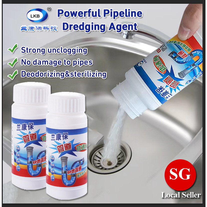 🇸🇬【SG stock】Powerful Sink Drain Cleaners /Pipe Dredging Agent/ Kitchen ...