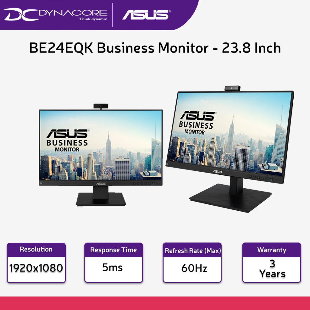 ASUS BE24EQK Business Monitor - 23.8 Inch, Full HD, IPS, Frameless ...