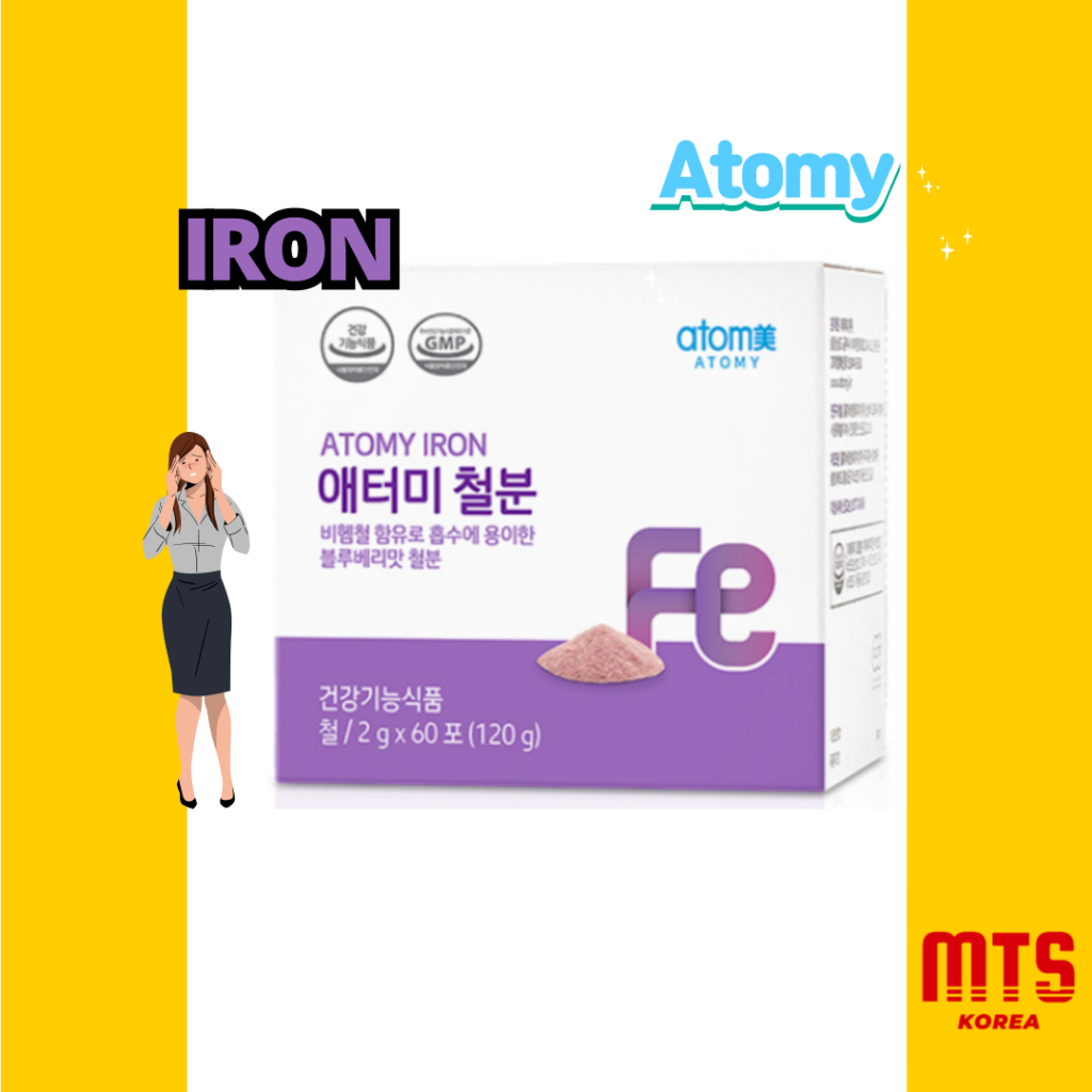 Atomy Iron Supplement (60 packs for 2 months Delivery directly from Korea | Shopee Singapore