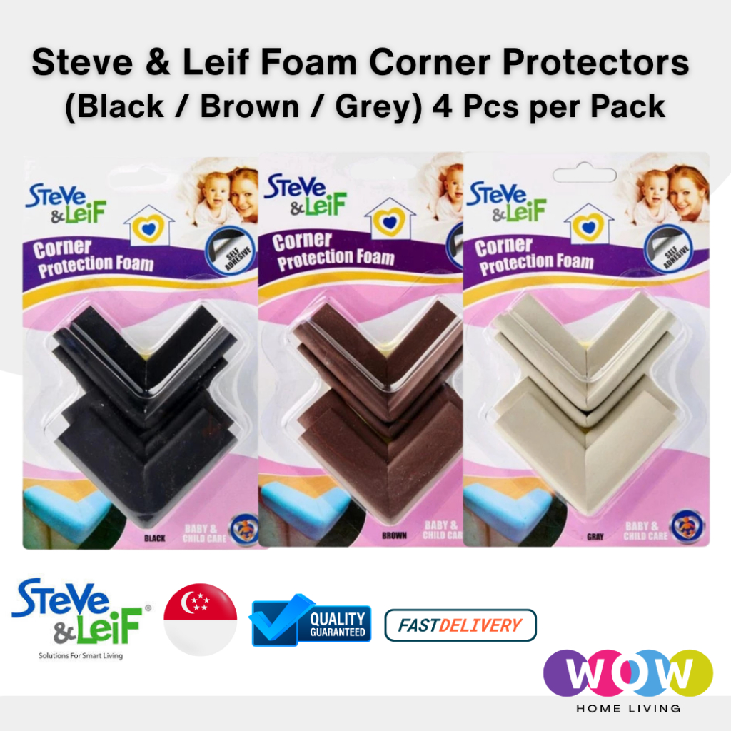 Steve & Leif Foam Corner Protectors (4 Pieces) | Shopee Singapore
