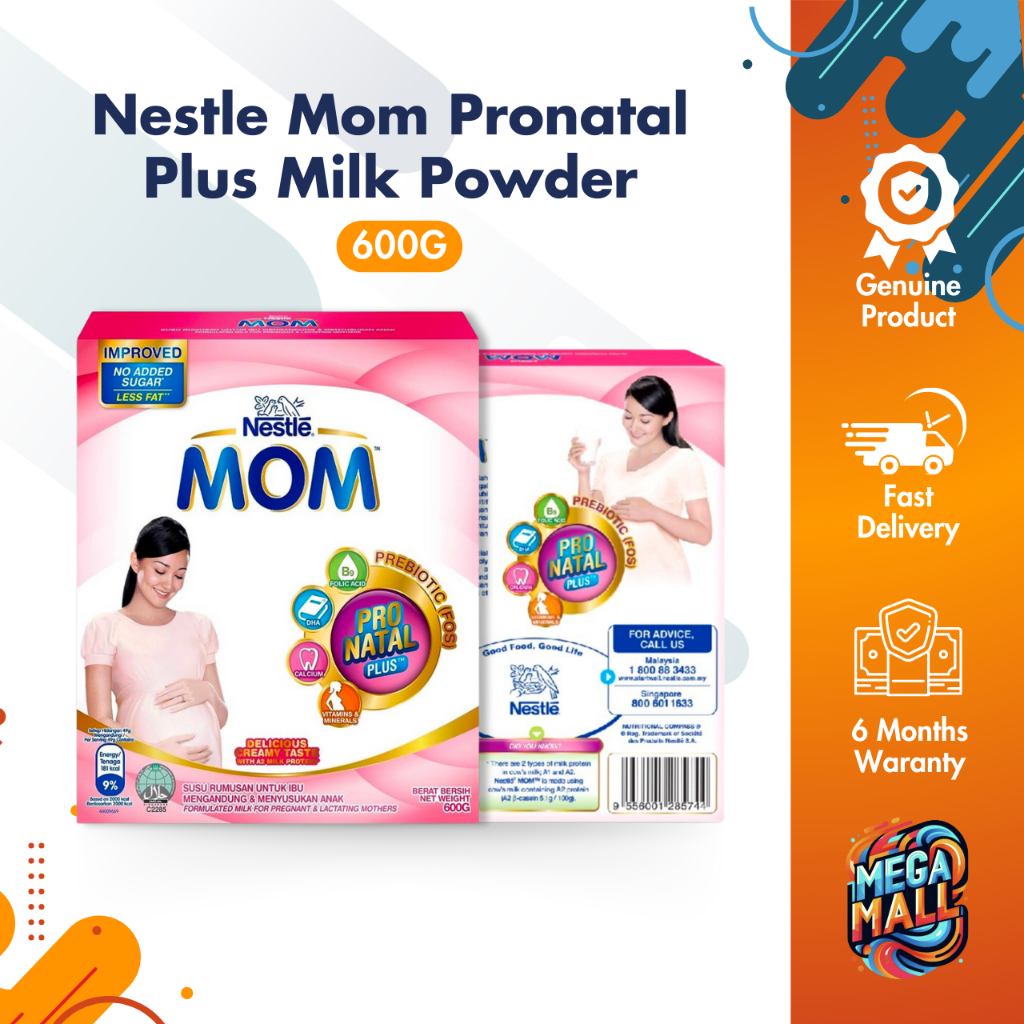 Nestle Mom Pronatal Plus Milk Powder 600g Optimal Fortifying Nourishing ...