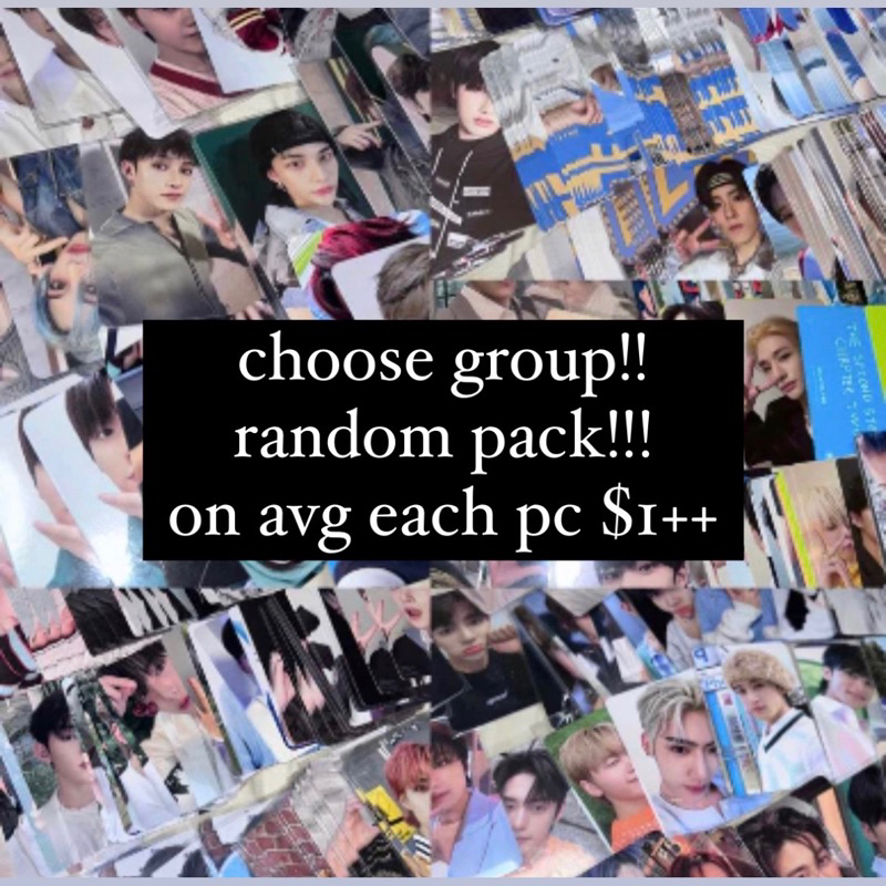 KPOP Random Pack (Choose Group) | Shopee Singapore