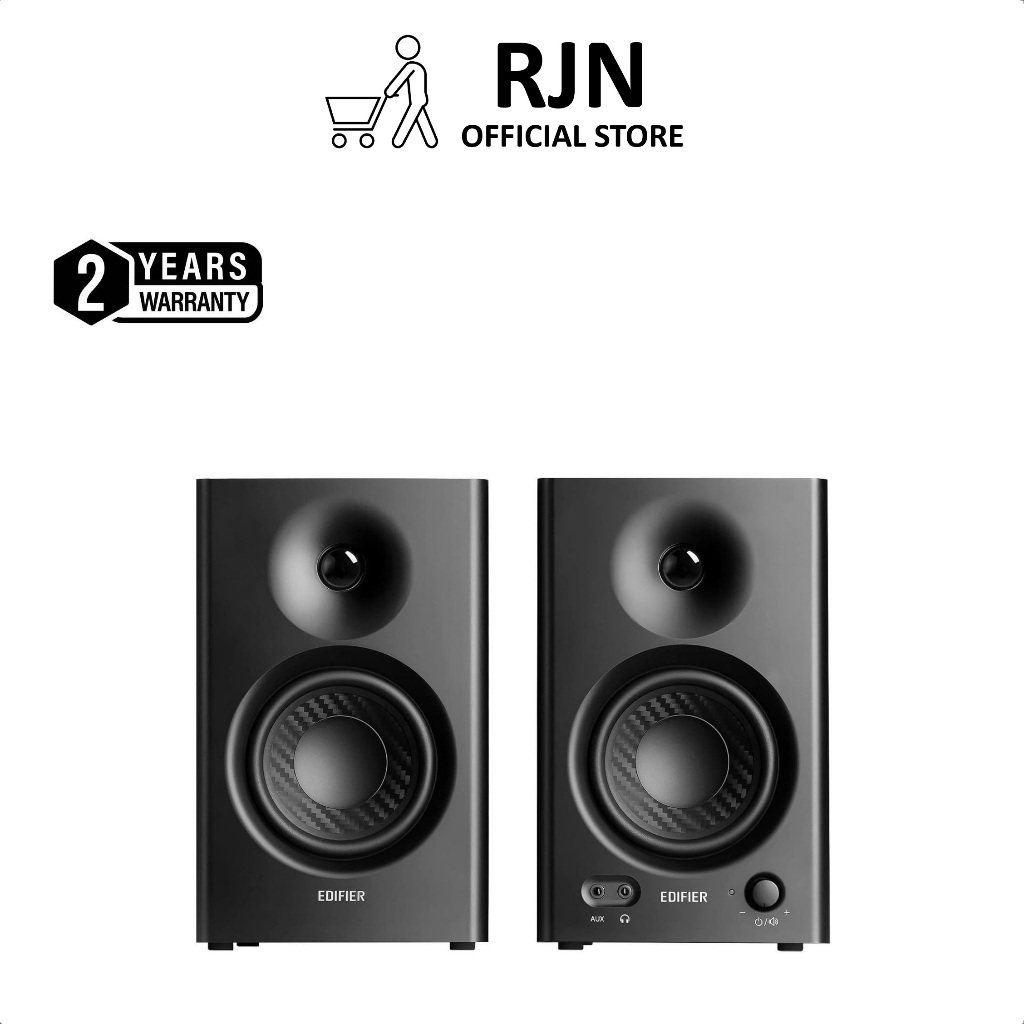Edifier MR4 Powered 4" Active Near Field Studio Monitor Speakers -2 ...
