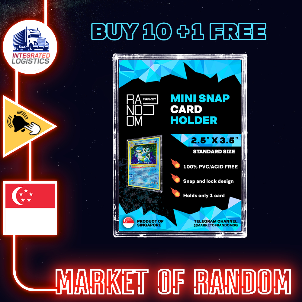 🇸🇬SG BRAND🇸🇬 35PT Mini Snap Card Holder Case Pokemon TCG One Piece TCG ...