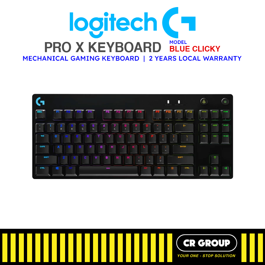 Logitech PRO X Mechanical Gaming Keyboard - User-Swappable Mechanical ...