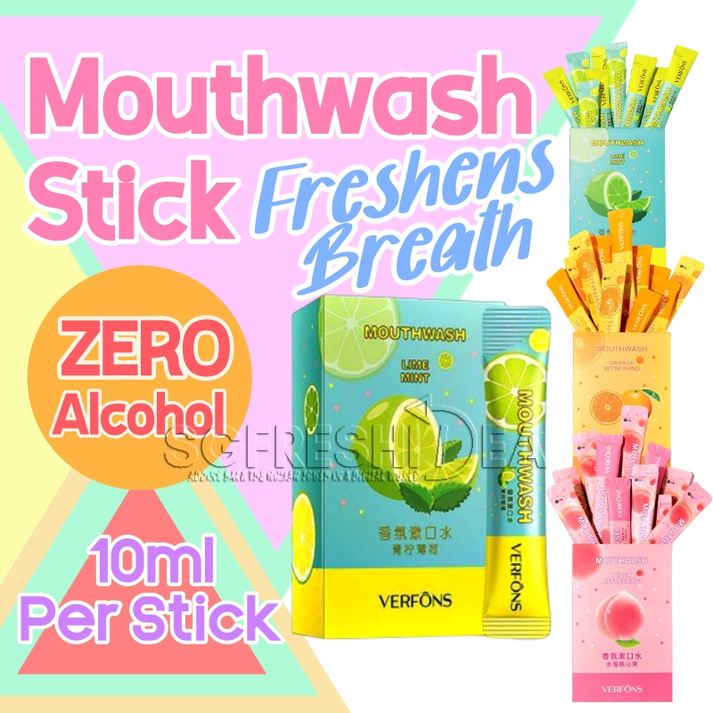 (9.9 MEGA SALE) Portable Mouthwash Stick Disposable Travel Sachet Mouth ...