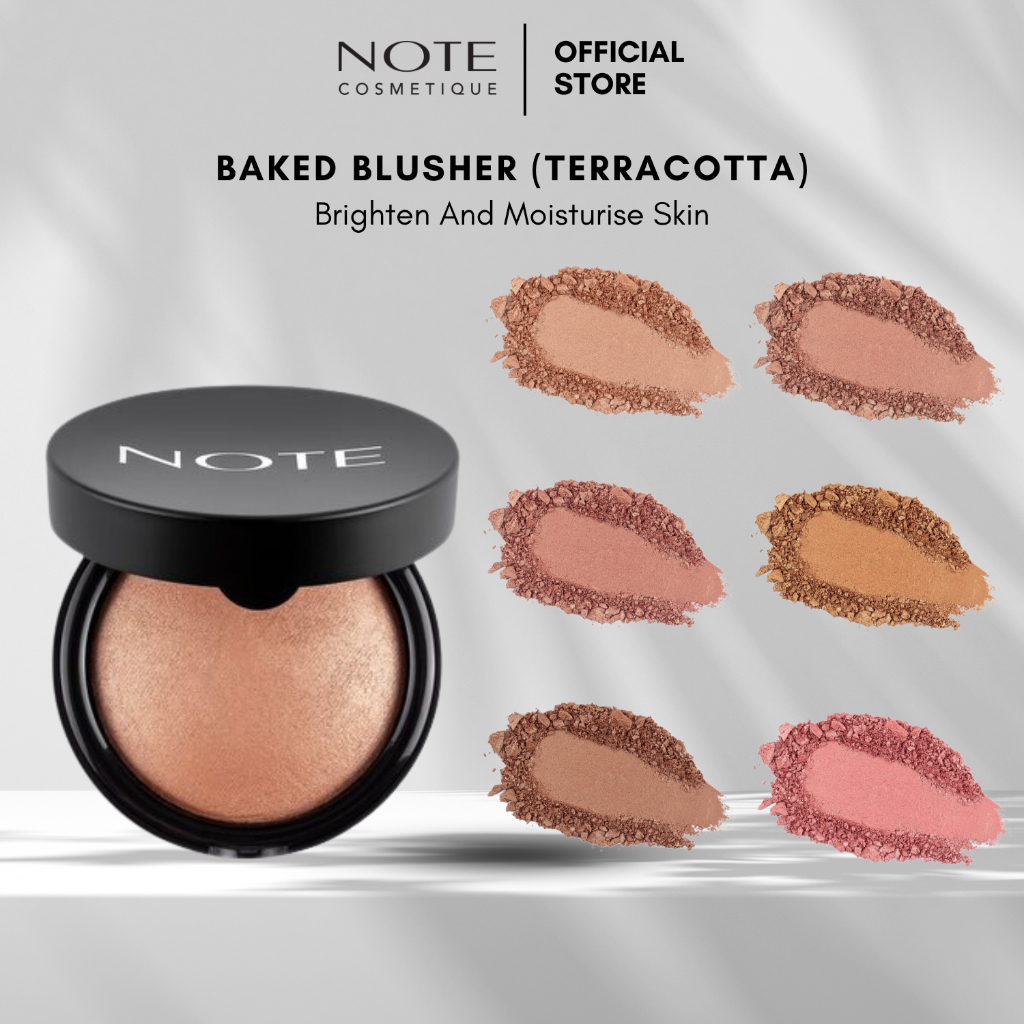 Note Cosmetics Baked Blusher (Terracotta) | Shopee Singapore