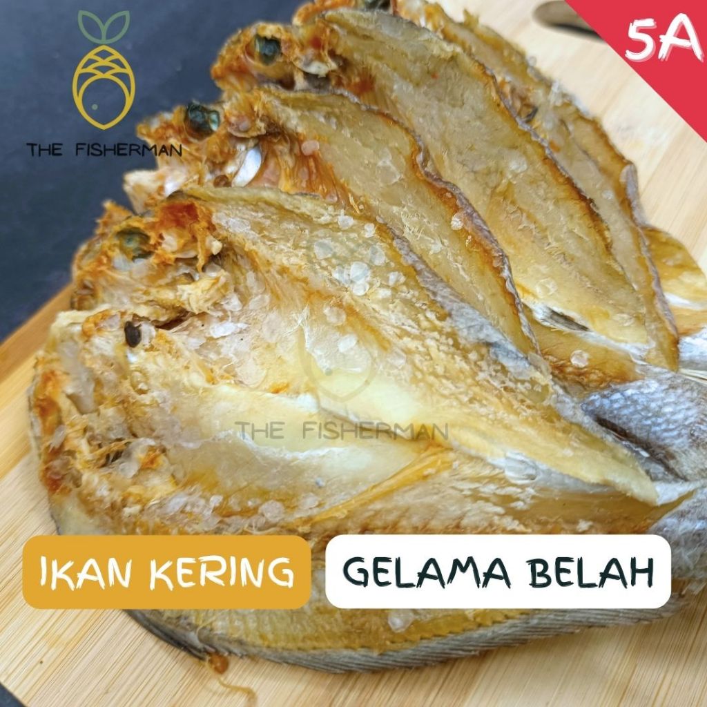 [New] Salted Fish Ikan Masin Gelama Belah Tawar Ikan Kering Gelama ...