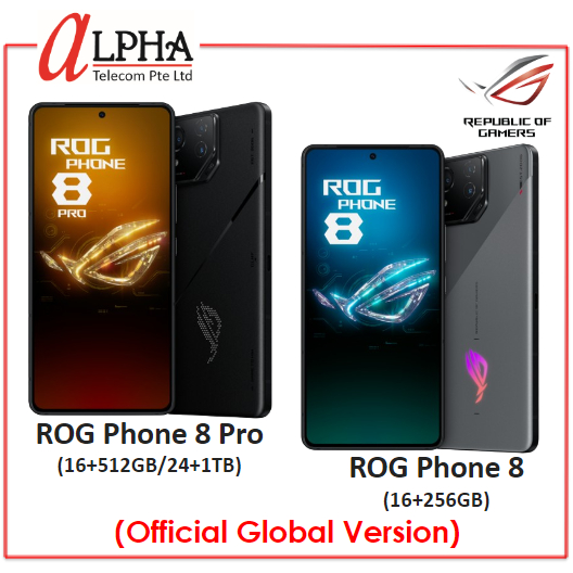 [2024 Model] ASUS ROG Phone 8 (16+256GB) / 8 Pro (16+512GB/24+1TB ...